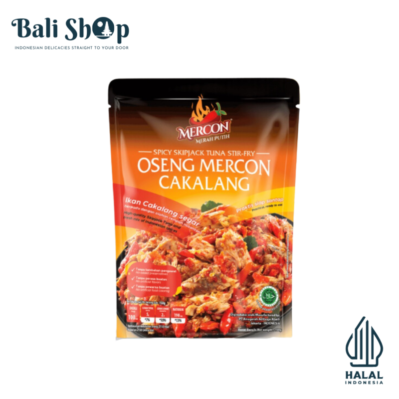 Mercon Merah Putih – Oseng Mercon Cakalang – BALI SHOP UK