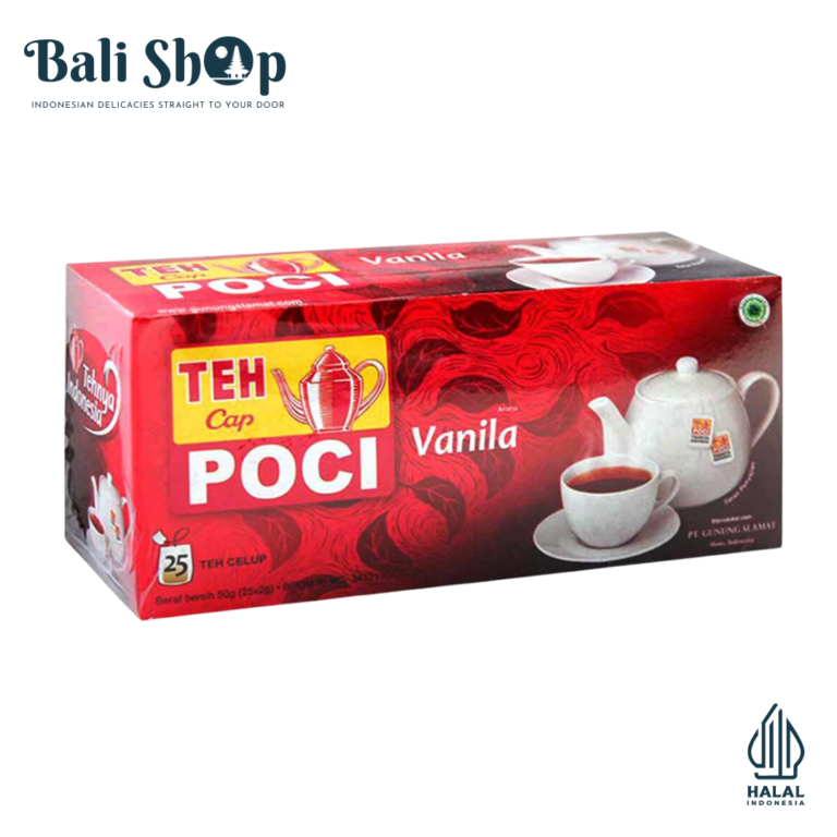 Teh Poci – Rasa Vanilla isi 25 kantong – BALI SHOP UK